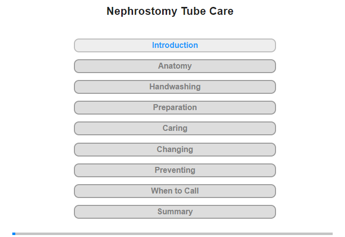 PatEdu.com : Nephrostomy Tube Care