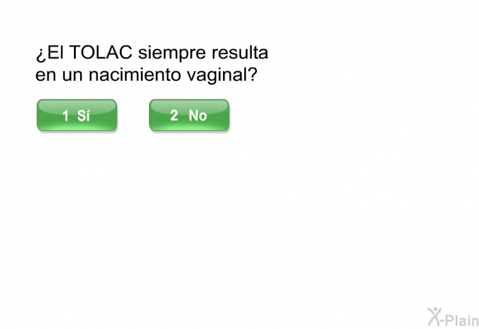 PatEdu.com : Parto vaginal después de un parto por cesárea - VBAC